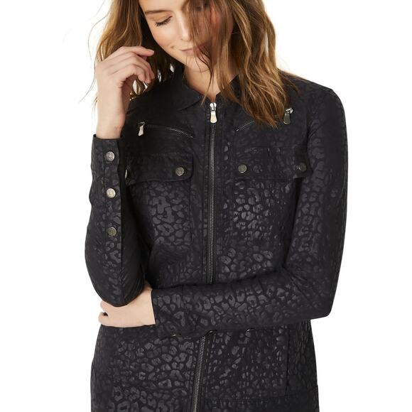 Anatomie | Jackets & Coats | Anatomie Madeline Embossed Black Animal ...